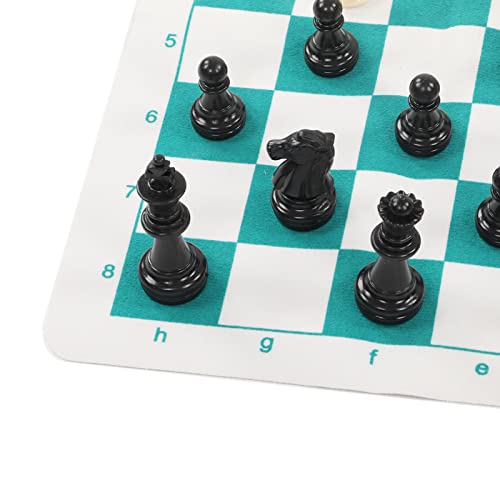Portable Chess Board Set, Compact Folding Roll Up Chess Board Set Increase Feelings for Adults for Picnic Travel Wang Gao 65MM