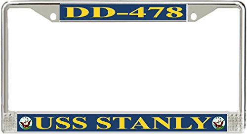 MilitaryBest USS Stanly DD-478 License Plate Frame