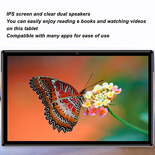 DAUERHAFT 10 Inch Tablet, 8 Core CPU Tablet PC, 8GB 256GB Tablet, 8MP Front 16MP Rear IPS Screen HD Tablet, 5G WiFi Tablet, 7000mAh, Fast Charging Support Calling Tablet for Android 12(Blue)