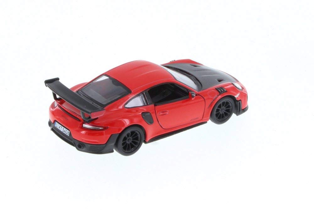Kinsmart Porsche 911 GT2 RS Hard Top, Red 5408D - 1/36 Scale Diecast Model Toy Car for Unisex Children