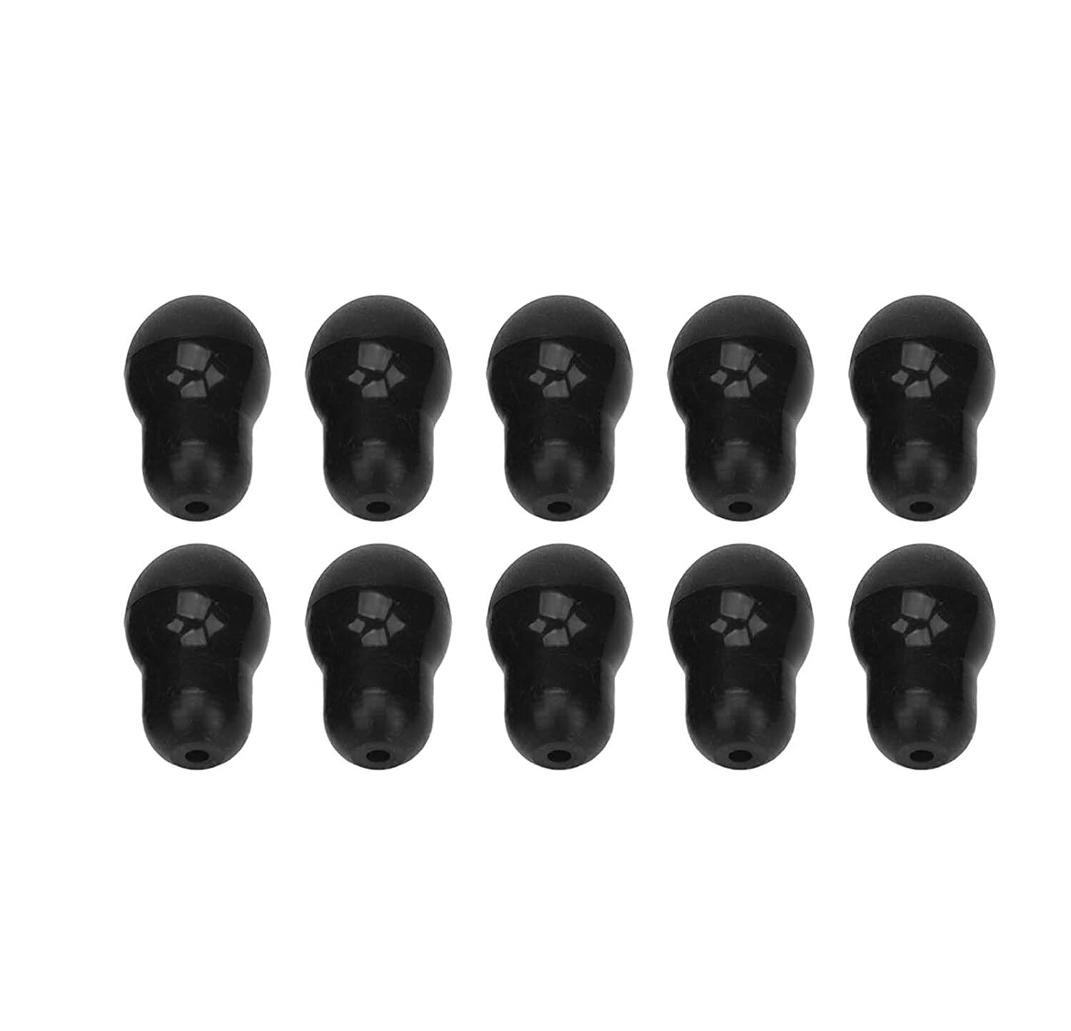 generic 10Pcs Stethoscope Ear Tips, Universal Replacement 2.5mm Silicone Stethoscope Earplugs for 5mm Ear Hooks Durability