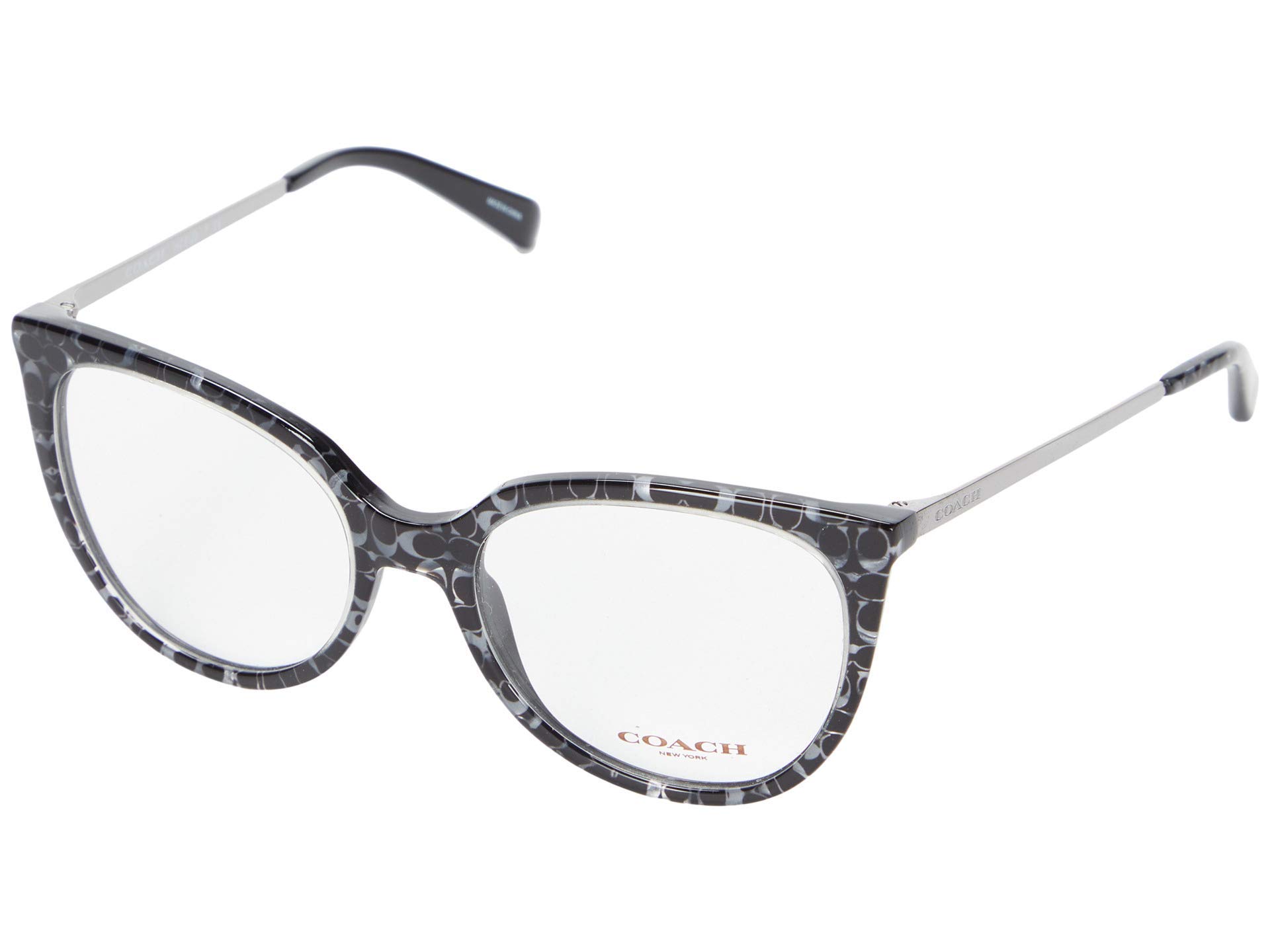 Coach HC6125 Eyeglass Frames 5520-53 - Gunmetal Sig C Outside HC6125-5520-53