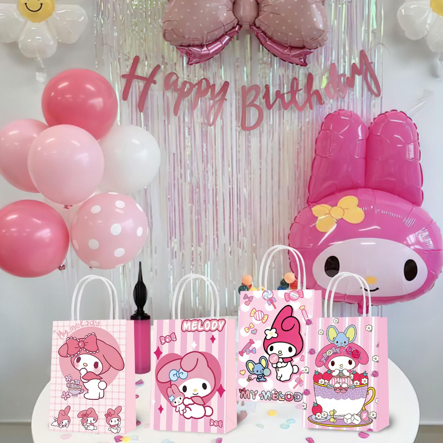 Generic 16 Pcs π π π π²πΉπΌπ±π Party Bags,Party Favor Bags,π π²πΉπΌπ±π Theme Birthday Party Decorations, Goody Bags Candy Gift Bags for Adults Boy Girls Birthday Party, pink