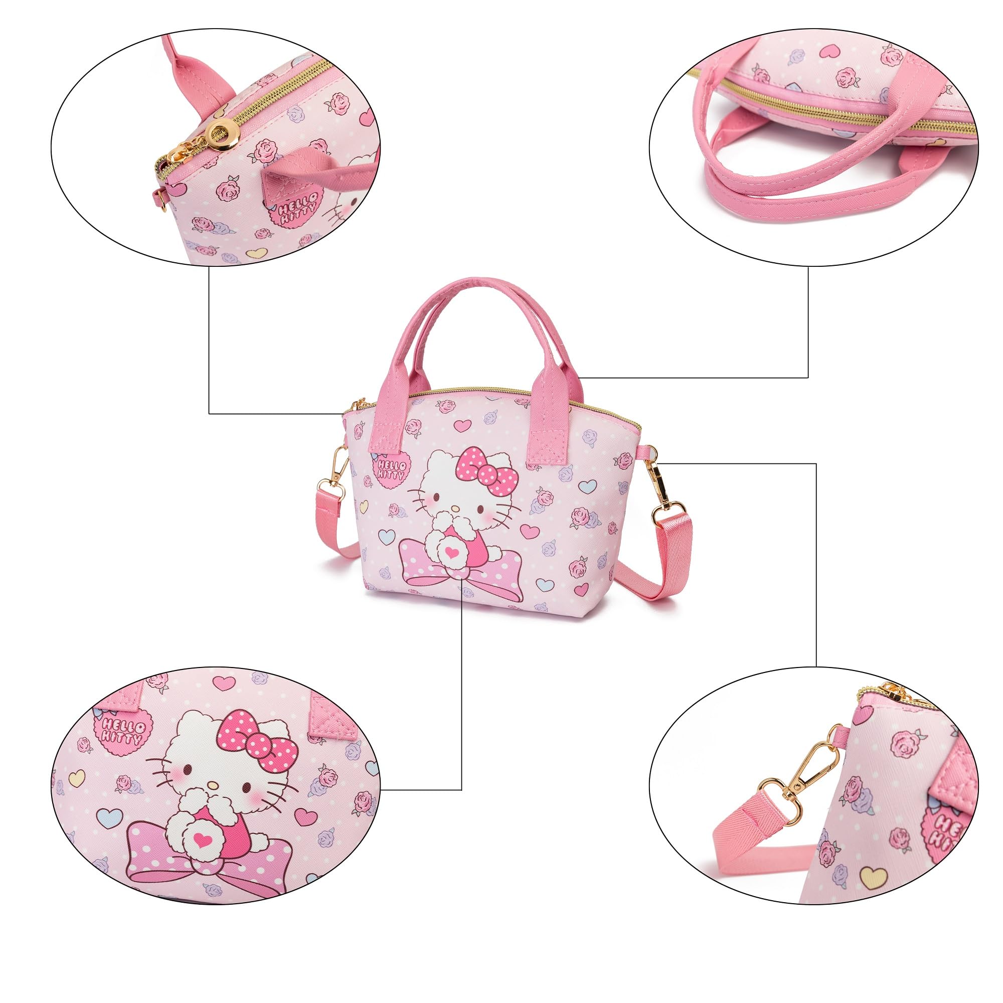 Cute Mini Crossbody Purse, Small Soft PU Leather Messenger Shoulder Bag, Great Gift Idea for Girls, A-g-e-s 3-6