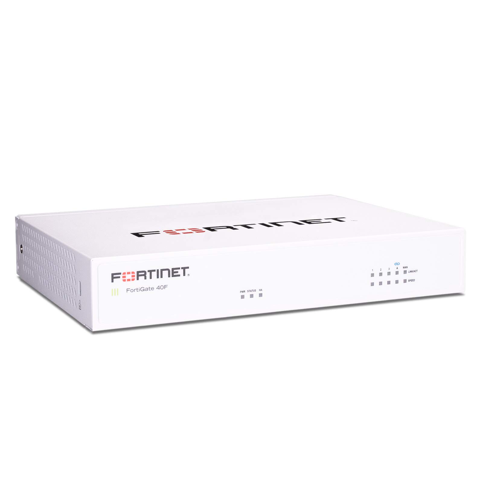 FORTINET FortiGate FG-40F Hardware Next GEN Firewall Network Security/Firewall Appliance - 5 Port - 10/100/1000Base-T - Gigabit Ethernet - 5 x RJ-45 - Wall Mountable Without UTM Bundle