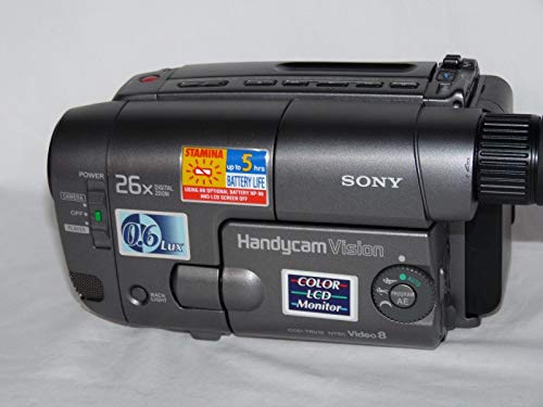 Sony CCD-TRV12 Handycam 8mm 26x Zoom Analog Camcorder 2.5" Color LCD 0.6 Lux