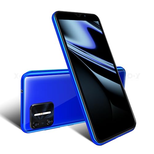Xgody X13 Unlocked Smartphone, 6.1 Inch 2022 4G Dual SIM and Dual 5MP Camera Cheap Cell Phone, Android 9.0 OS Phones, 3000mAh Massive Battery, Face Recognition (Blue)