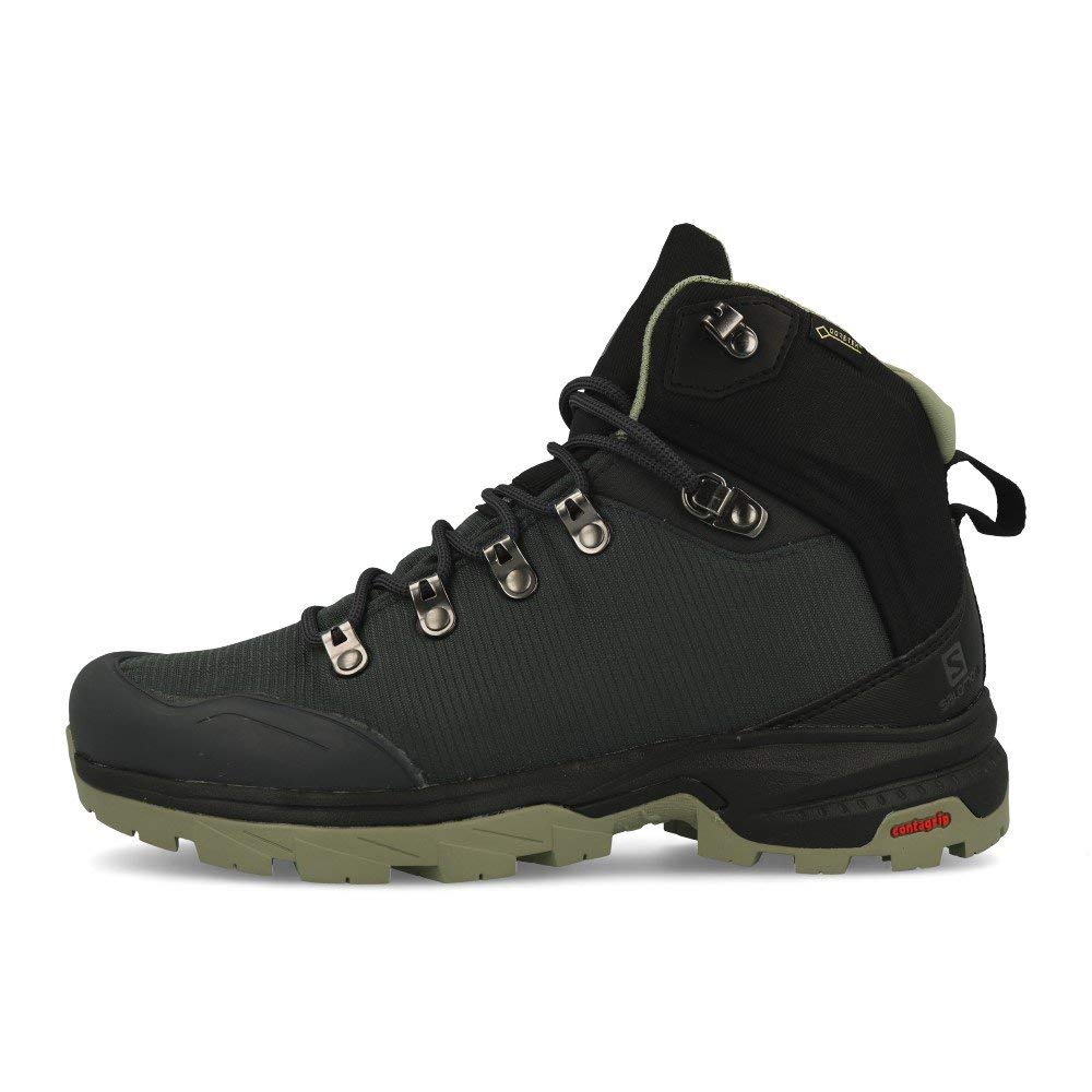 Salomon Women's Outback 500 GTX Backpacking Boots, Ebony/Black/SHADOW, 7.5