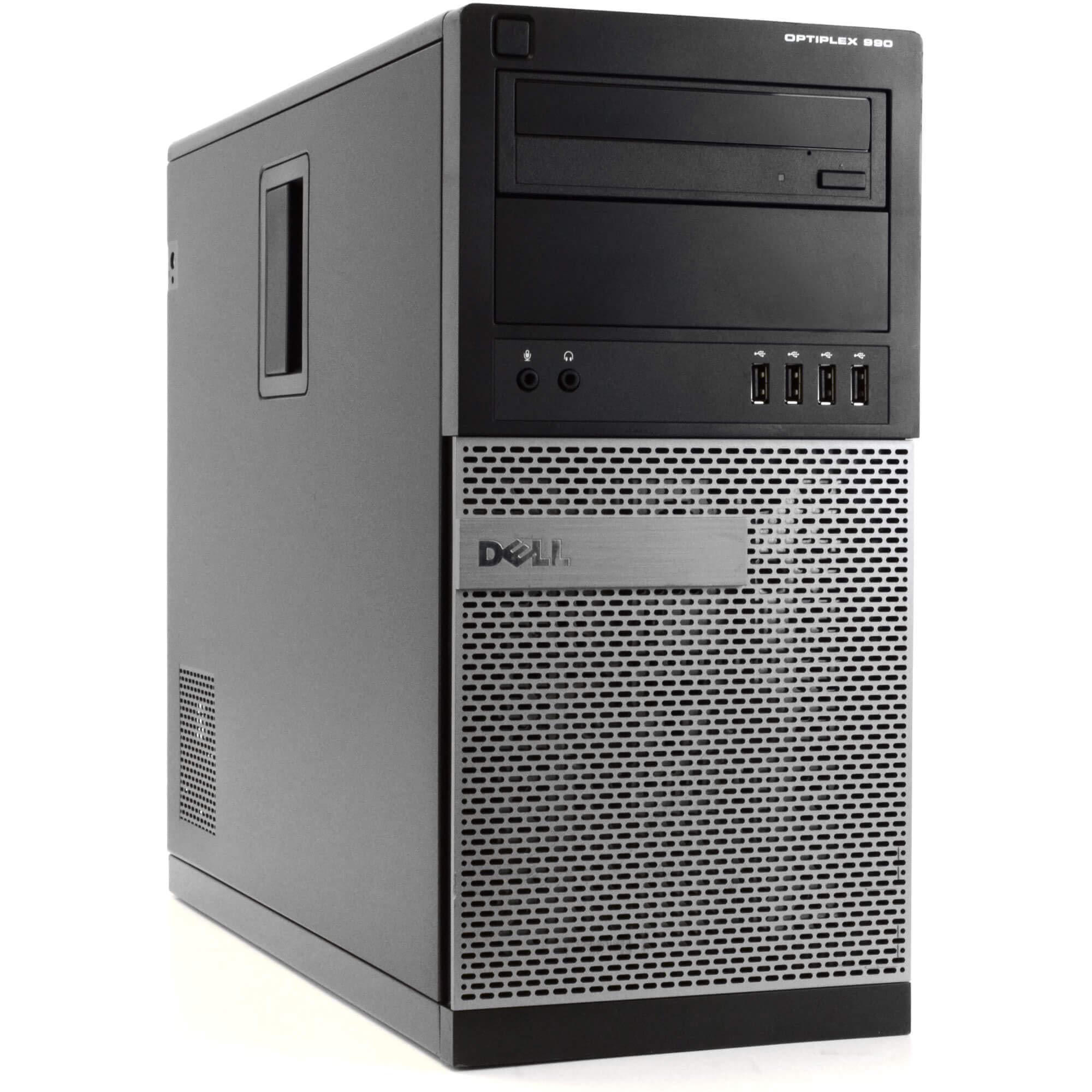 Dell Optiplex 990 Desktop Computer (Intel Quad-Core i7-2600 up to 3.4GHz, 16GB RAM, 2TB HDD, WiFi, VGA, DisplayPort, (Tower w/ HDMI), Windows 10 Professional - (Renewed)