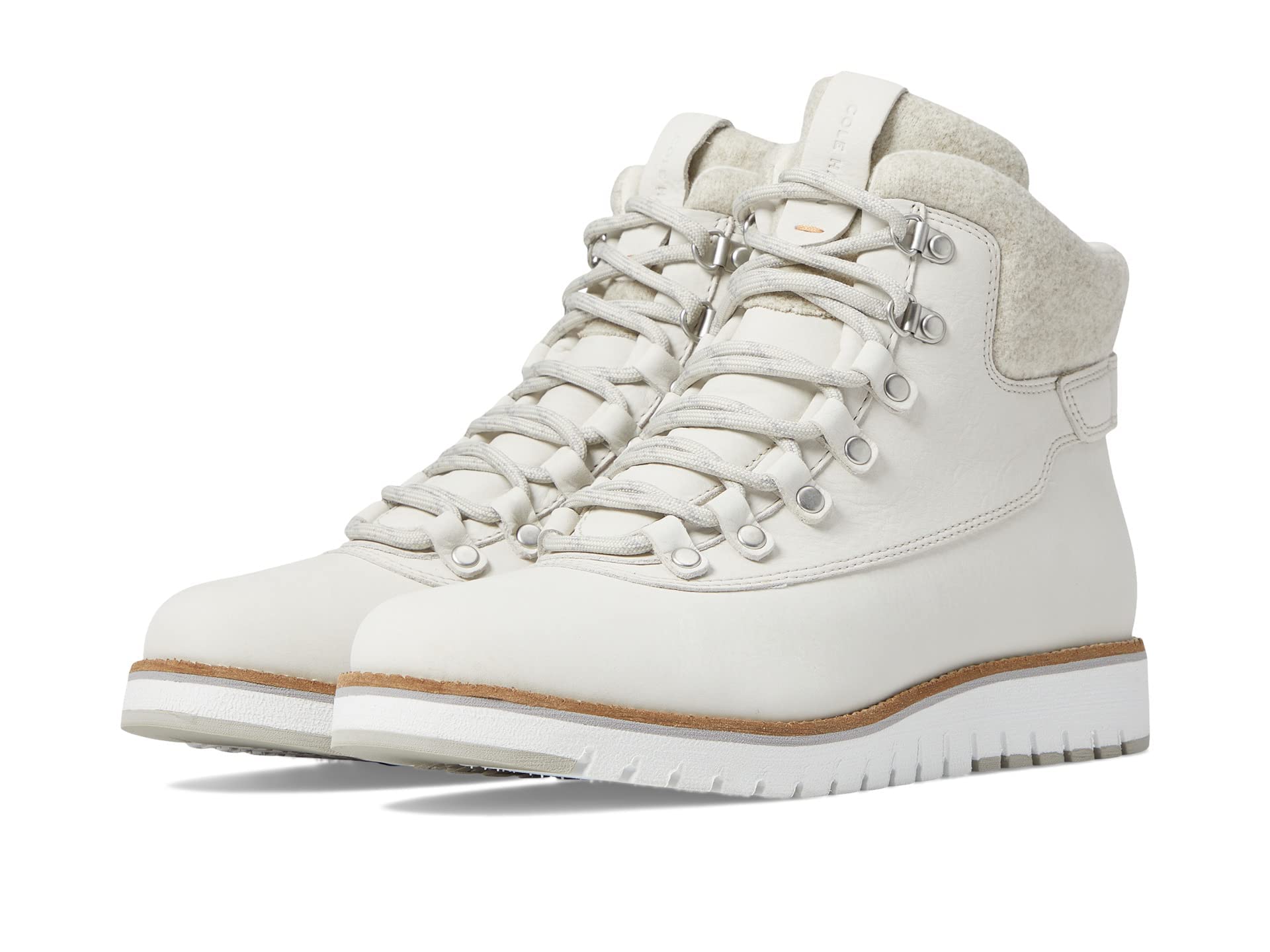 Cole Haan Zerogrand Explorer Gateway Hiker Waterproof Silver Birch/White 8.5 B (M)