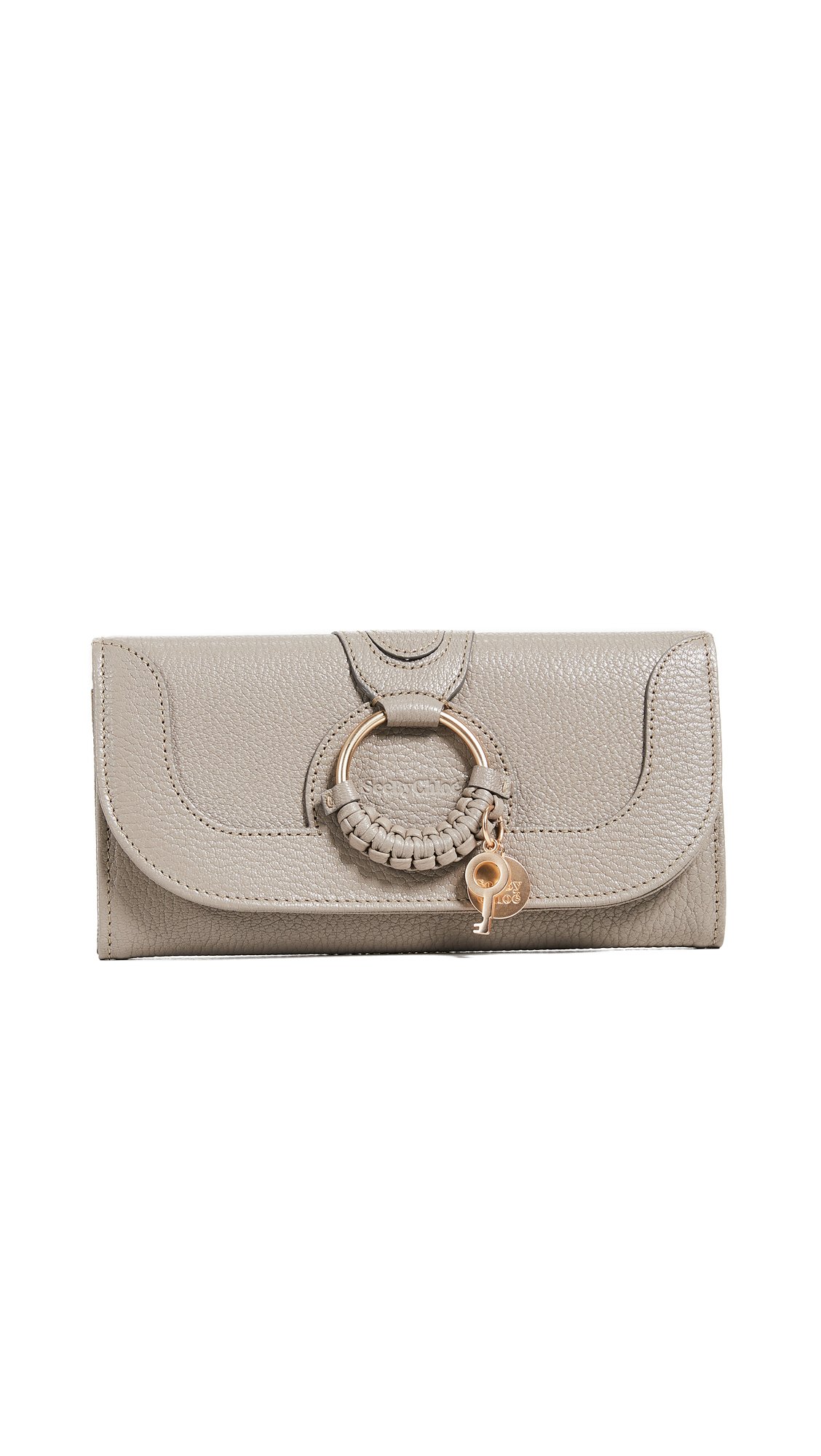 See by Chloe Women's Hana Long Wallet, Motty Grey, One Size