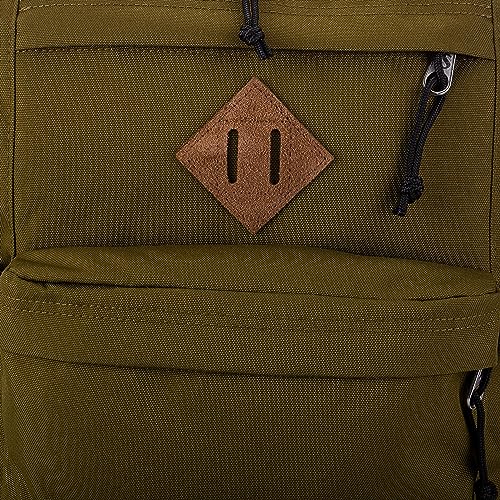 JanSport Main Campus Backpack - Travel, or Work Bookbag w 15-Inch Laptop Sleeve and Dual Water Bottle Pockets, Army Green