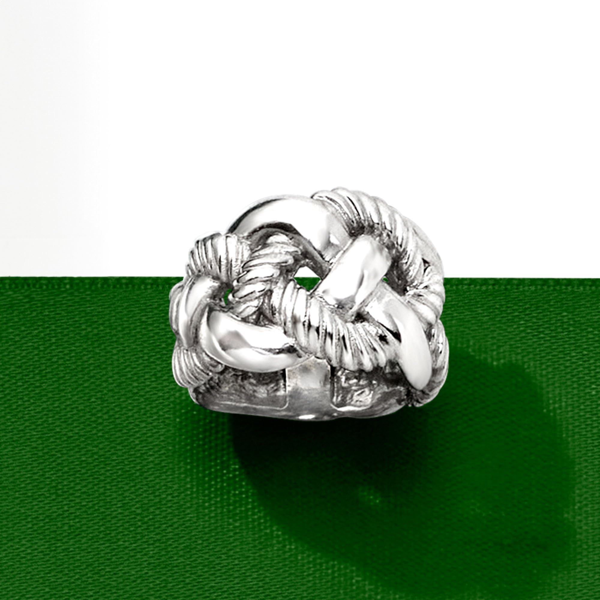 Ross-Simons Italian Sterling Roped Ring
