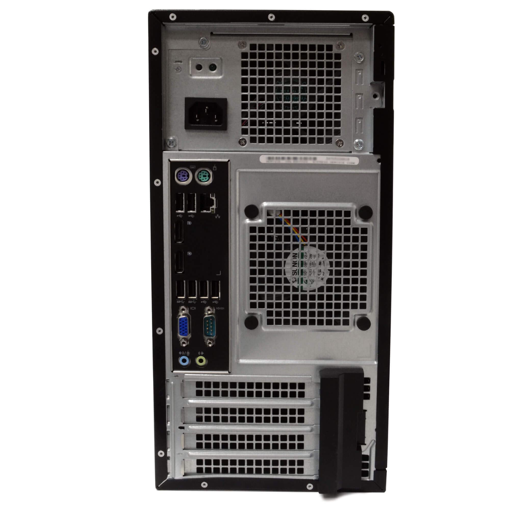 Dell Gaming PC Tower, Intel i5, 16GB RAM, 128GB SSD 500GB HDD, Windows 10, Nvidia GT 1030 2GB, New RGB Gaming Keyboard and Mouse (Renewed)