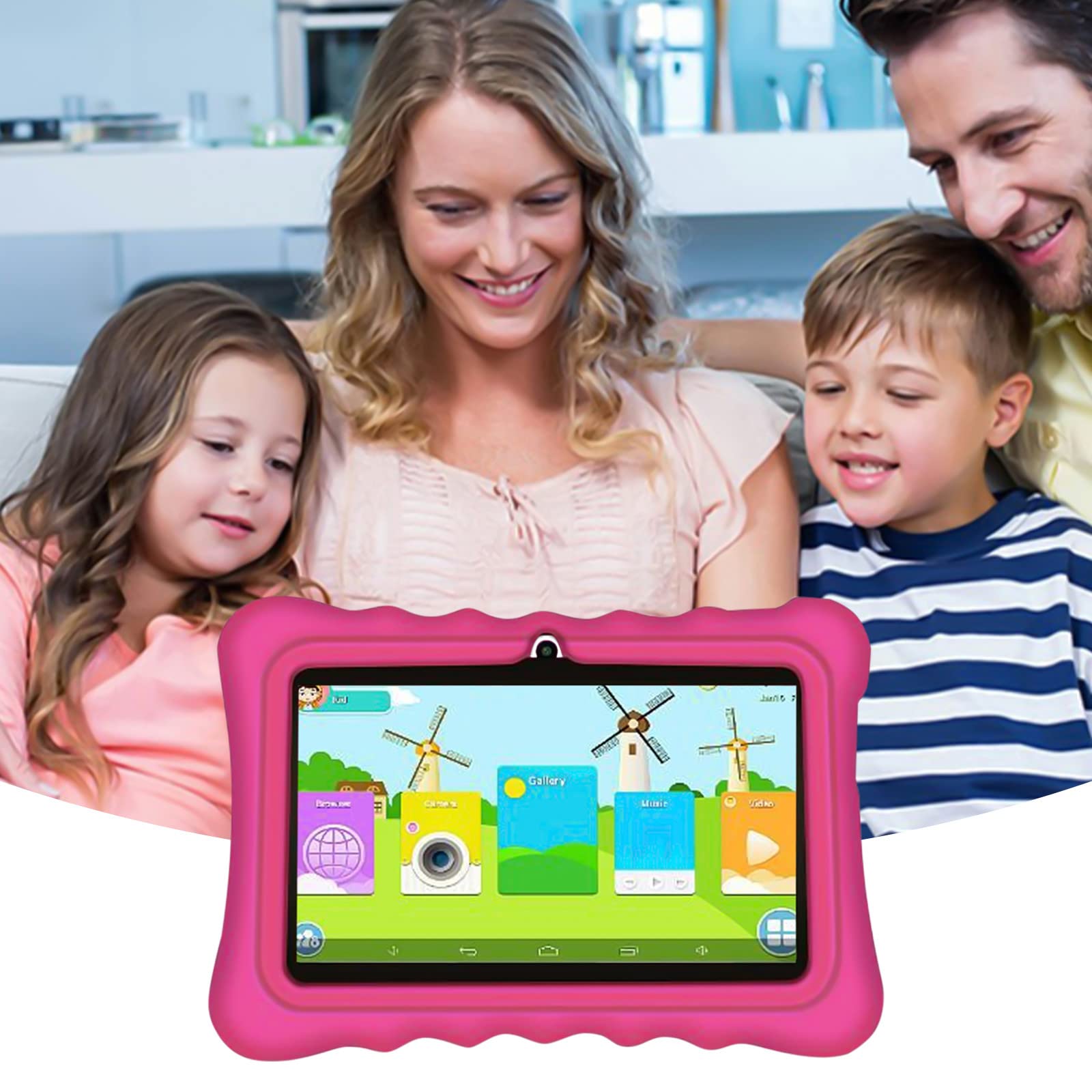 HD Tablet WiFi Bluetooth Android Game Tablet,7Inch IPS Display Screen,WiFi,2GB RAM+16GB ROM,3000mAh,Android 11 System