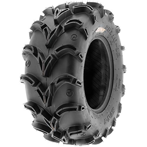 SunF 28x10-12 28x10x12 Mud v-shape ATV UTV Muddy Tire 6 PR A050 - SET of 4
