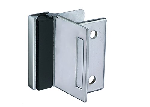 Harris Hardware TP5110-I Strike & Keeper Die Cast Zamac Chrome Plated Square Edge Partition with 1-1/4" Partition Thickness