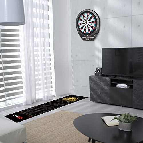 CyeeLife Dart Board Mat with Carrying Bag&Throw line for Steel and Soft Tip Darts Games with Start Lines