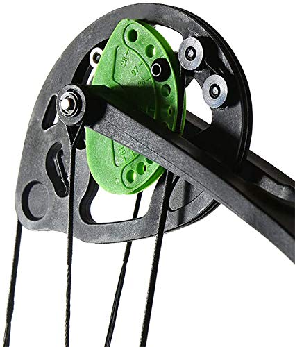 Compound Bow, 12-40Lbs ABS Pulley Bow Archery Set Outdoor Adjustable Longbow Shooting Bow for Children's and Adult Garden Game,Red