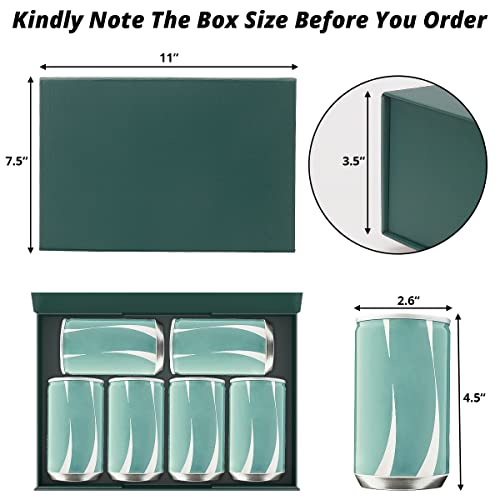 MONDEPAC Gift Box 11x7.5x3.5 Inches,Forest Green Gift Box with Magnetic Lid,Large Gift Box Contains Card, Ribbon, Shredded Paper Filler Gift Box for Valentine's Day Gift Packaging