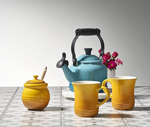 Le Creuset Enamel On Steel Demi Tea Kettle, 1.25 qt., Caribbean