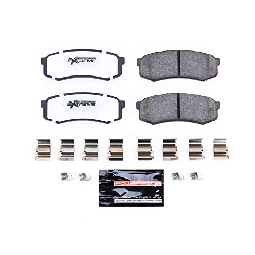 Power Stop Rear Z36-606 Carbon-Fiber Ceramic Brake Pads Truck and Tow Z37