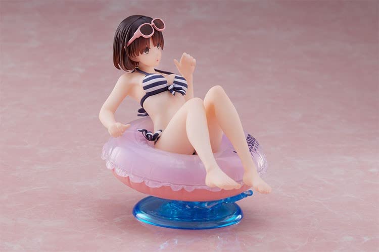 Figure, How to Raise A Boring Girlfriend, Pool Party, Katou Megumi, Anime Game Character, About 10cm High, Static Table Decoration, Room Decoration Model, Handmade Model