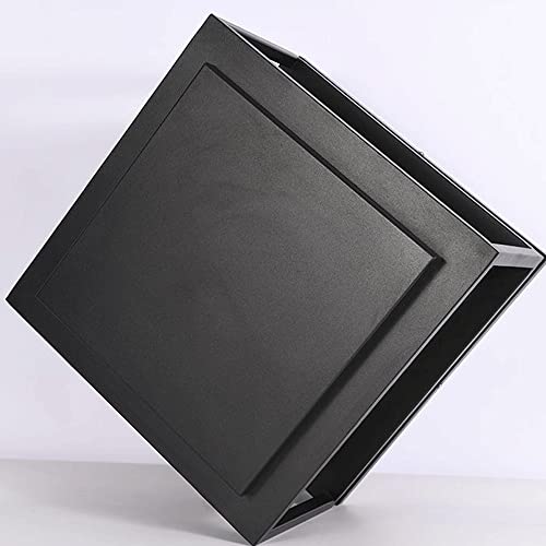 JSBDPHW Simple Style Metal Square Column Light LED Light Source Outdoor Waterproof Pillar Lamp Villa Courtyard Post Light Lawn Light Landscape Light