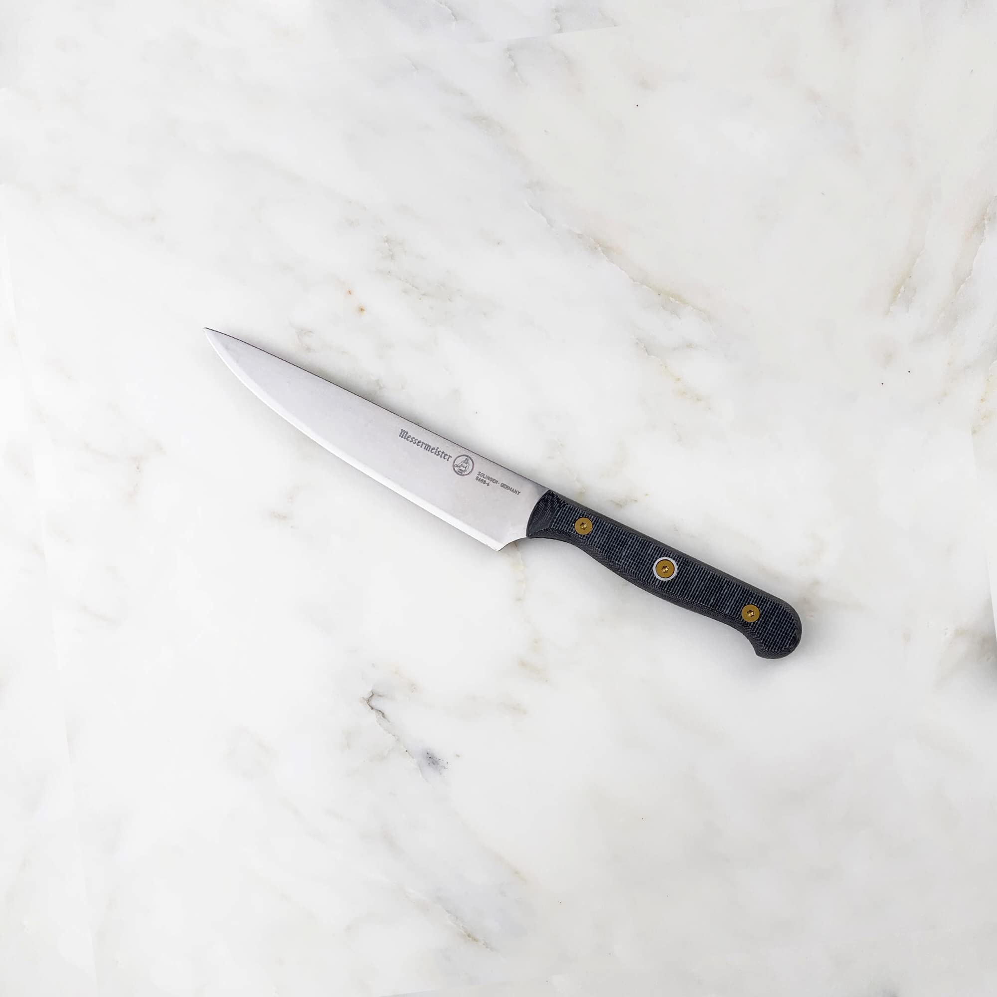 Messermeister Custom 6” Semi-Flexible Utility Knife - X50 German Stainless Steel - Rust Resistant & Easy to Maintain - Made in Solingen, Germany