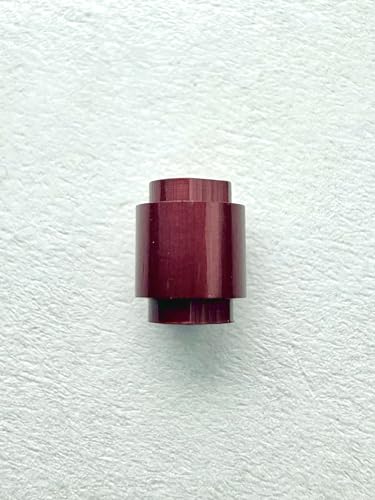 Generic Brandy Red, Aluminum Blade Stop Barrel Bushing Compatible For Benchmade Mini/Full Size Bugout 1pc MADE IN USA, Silver, 13018