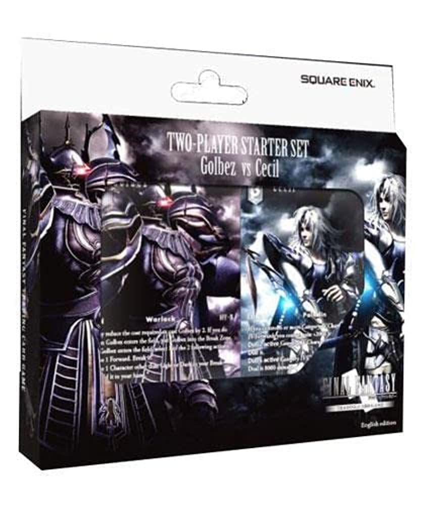 Final Fantasy TCG: Golbez VS Cecil Two Player Starter Set - 2 Decks of 30 Cards