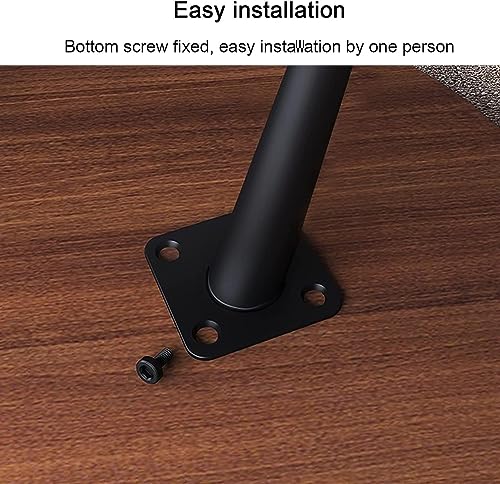 Nesting Coffee Table Oval,Wood Creative Sofa Side End Tables, Coffee Tables/Nightstand Set of 2,Black Metal Legs with Adjustable Foot Pad,for Living Room Bedroom Balcony (Color : Light Brown)