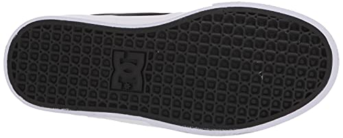 DC Men's Kalis Vulc Low Top Casual Skate Shoe, Black/White, 10 D M US