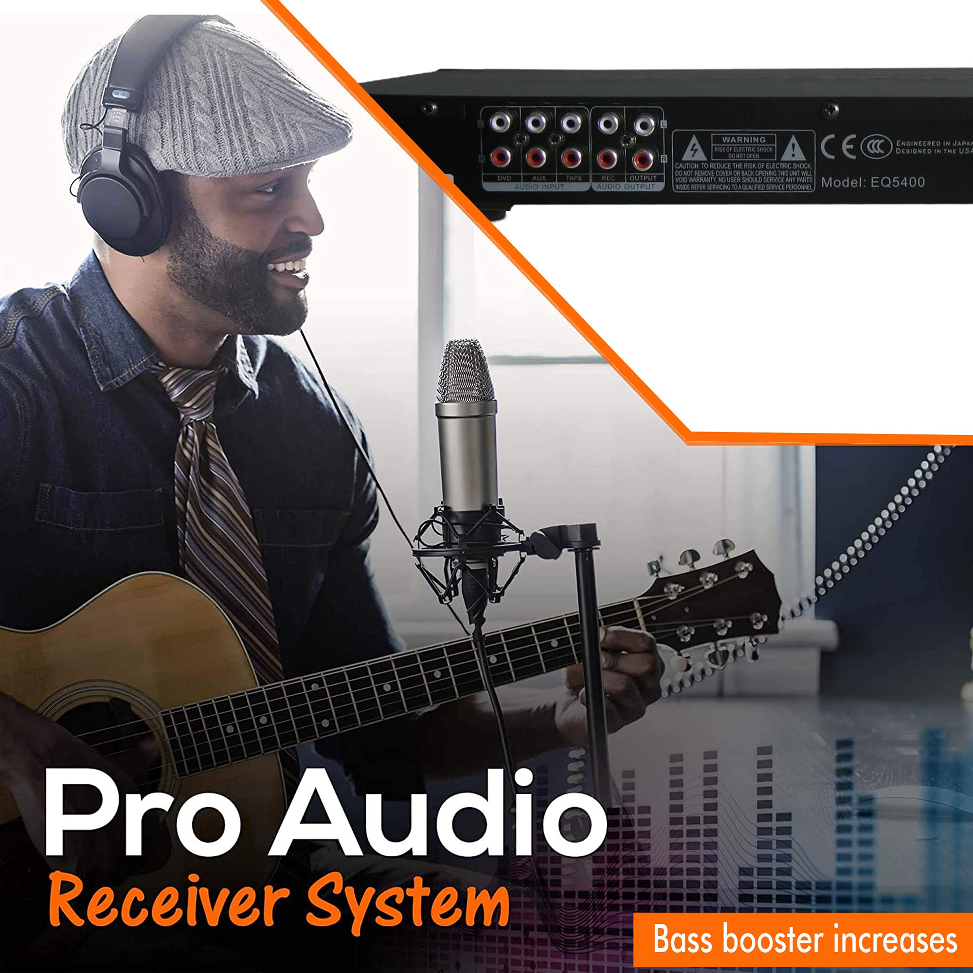 Technical Pro Dual 10 Band Professional Stereo Equalizer with Individual LED Indicators