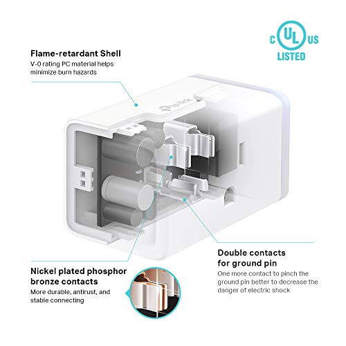 Kasa Smart Plug Mini with Energy Monitoring, Smart Home Wi-Fi Outlet Works with Alexa, Google Home & IFTTT, Wi-Fi Simple Setup, No Hub Required (KP115), White β A Certified for Humans Device