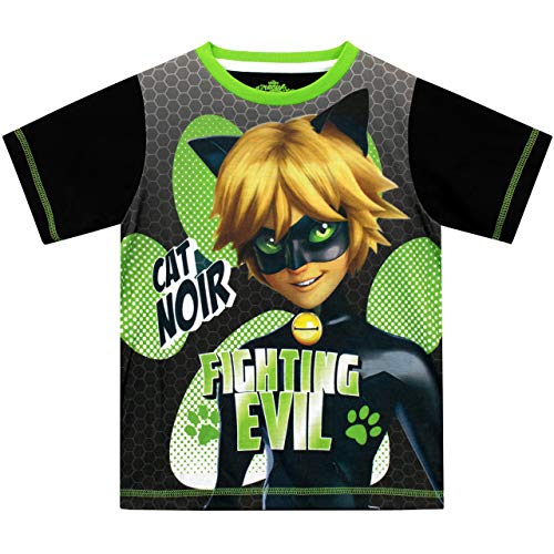 Miraculous Ladybug Boys' Cat Noir Pajamas Size 6 Green