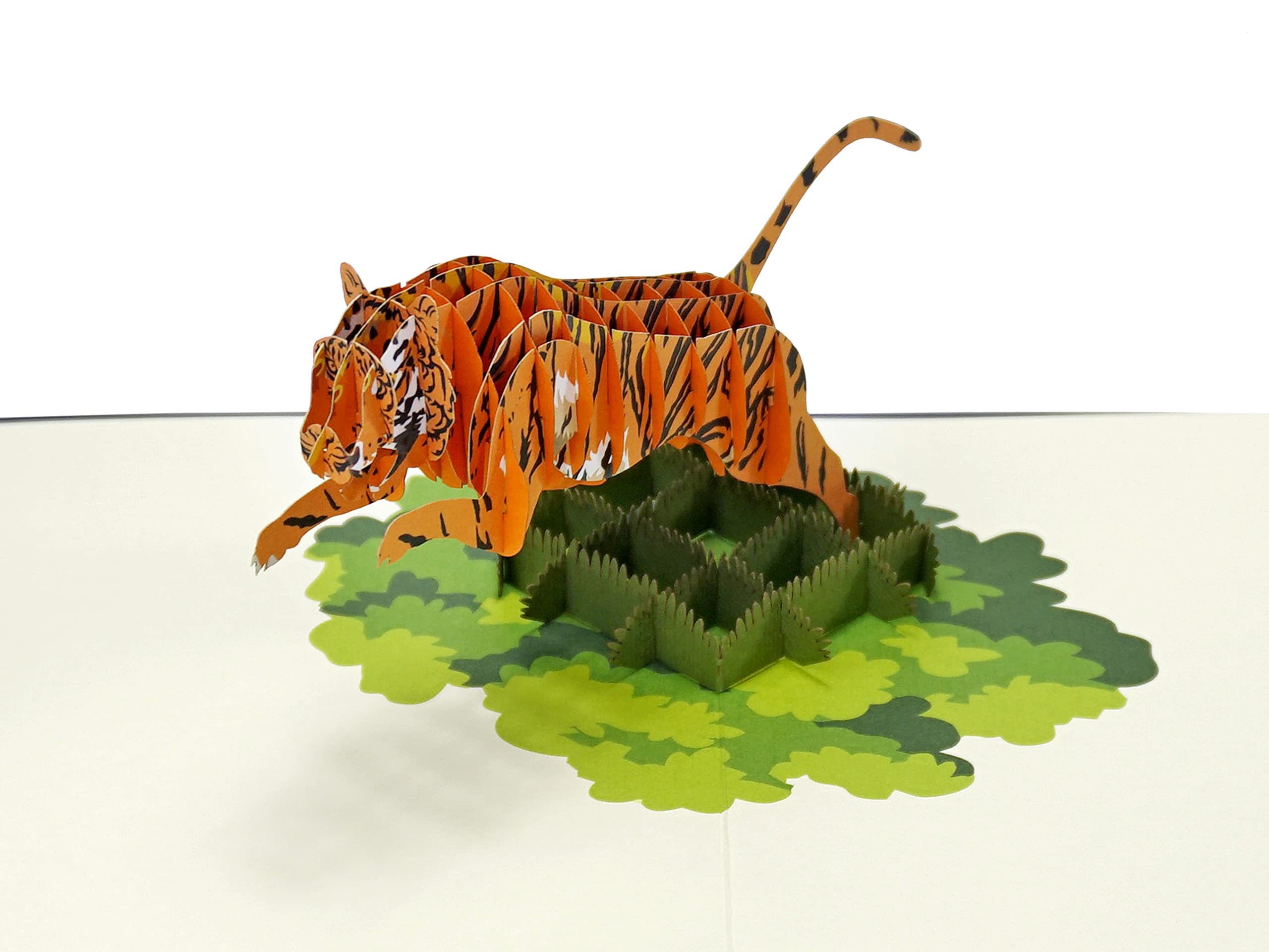 CUTPOPUP Tiger Birthday Card, Pop Up Birthday Card, 3d Greeting Cards Birthday,congratulations Pop Up Card