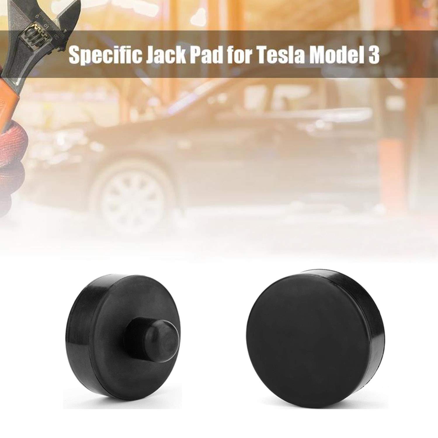 CPROSP 4 Pack Tesla Model 3 Jack Pad Adapter, Lifting Jack Pad for Tesla Model S 3 X Y