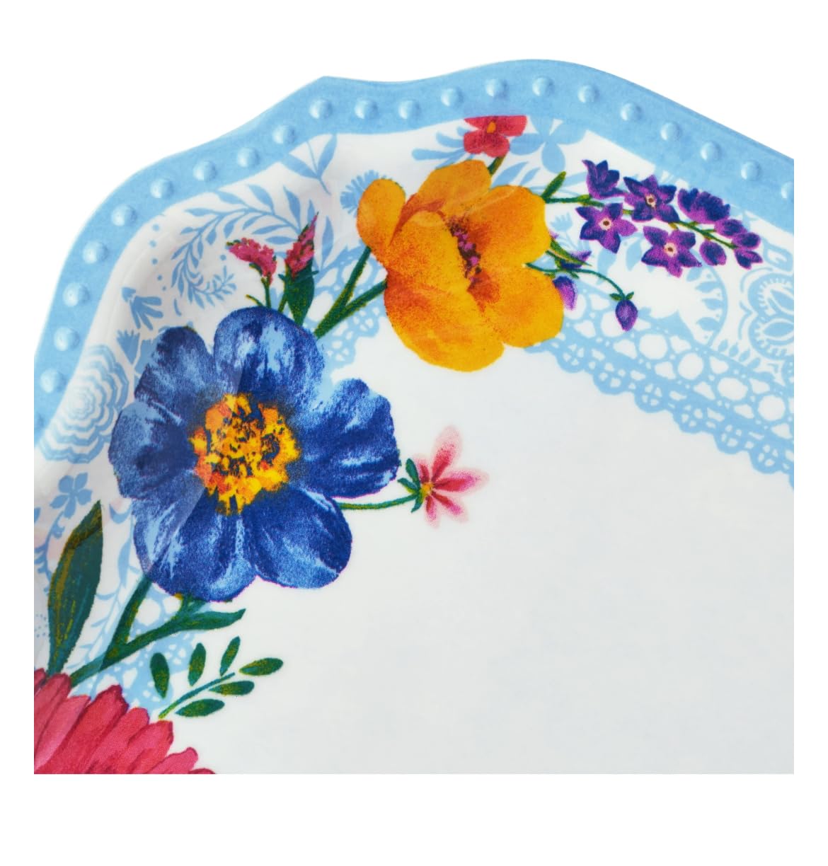 Generic Pioneer Woman Brilliant Blooms Melamine Spoon Rest, Floral