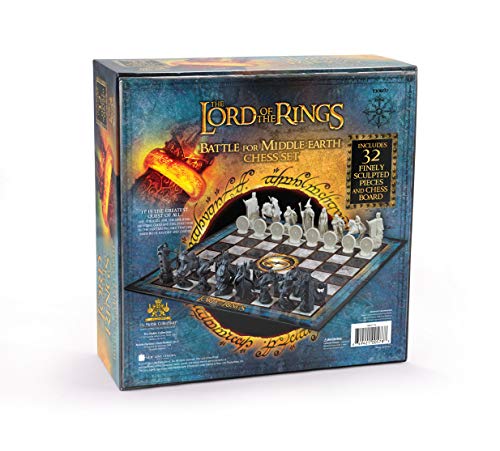 The Noble Collection The Lord of The Rings - Chess Set: Battle for Middle-Earth,Black