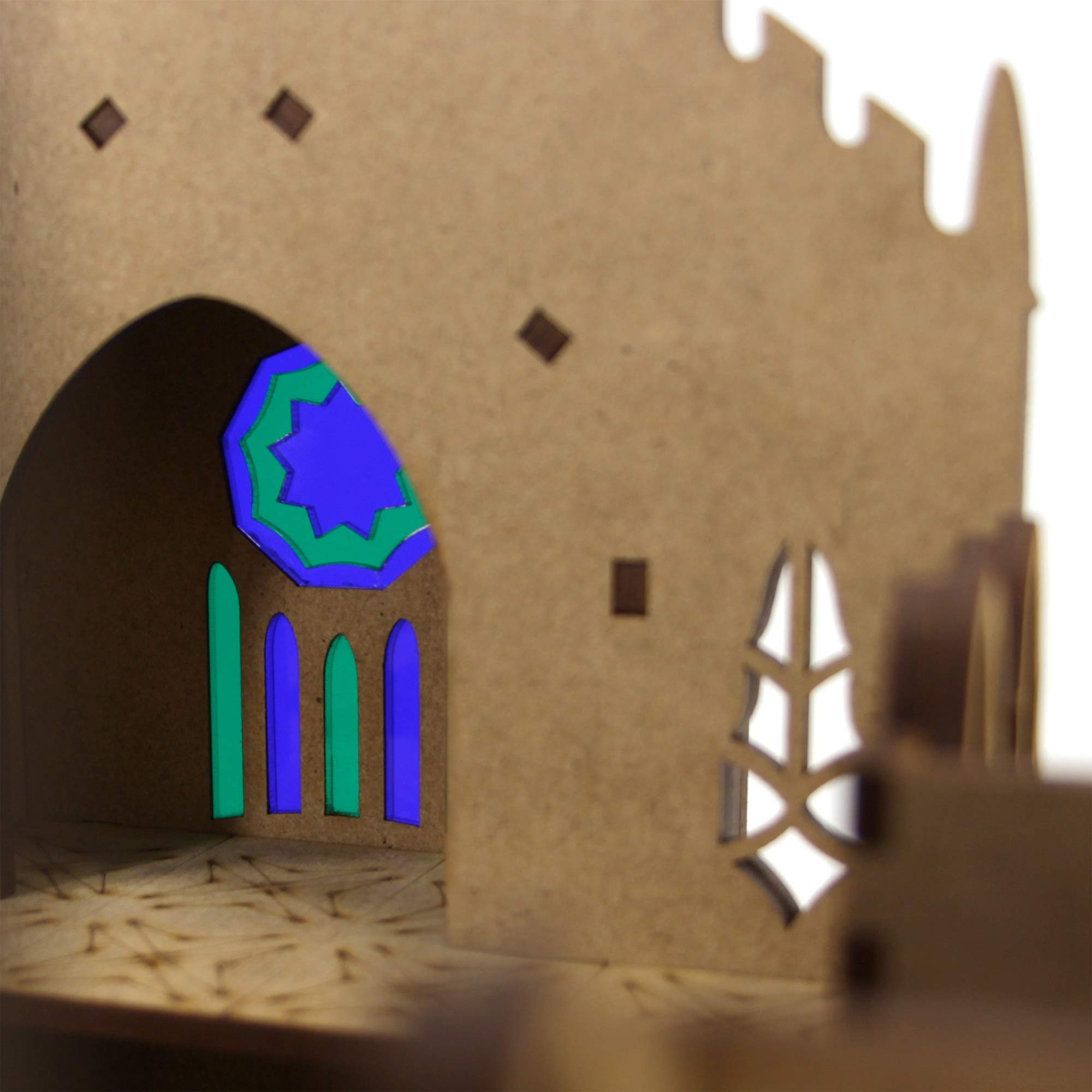 Temple Church D&D Wooden Laser Cut Buildings Fantasy Terrain 25mm 32mm 28mm Miniatures for Dungeons and Dragons, Pathfinder & Other Tabletop RPG