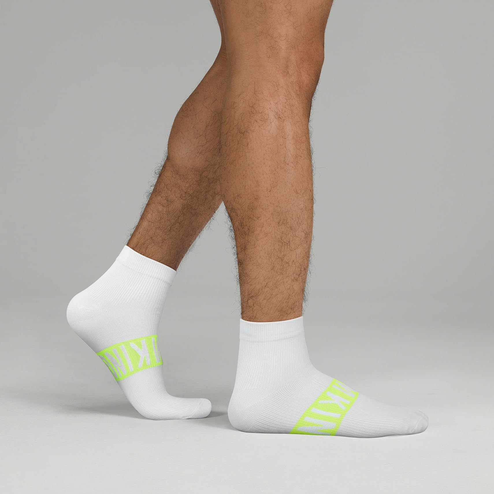 CHARMKING Compression Socks for Women & Men Circulation 6 Pairs 15-20 mmHg Ankle Socks is Best for Athletic(S/M,White/Green)