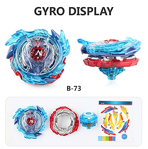 CEKToys Bey Battle Battling Tops Burst Gyro Evolution Attack Set with 4D Launcher Grip Starter and Stadium(4 in 1) (Gold)