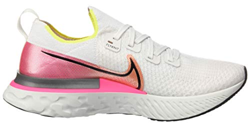 Nike React Infinity Run Flyknit Women's Running Shoe Platinum Tint/Black-Pink Blast Size 8.5