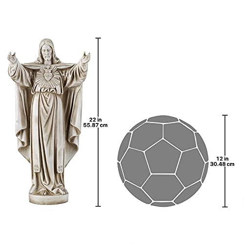 Design Toscano The Sacred Heart of Jesus Spiritual Garden Statue