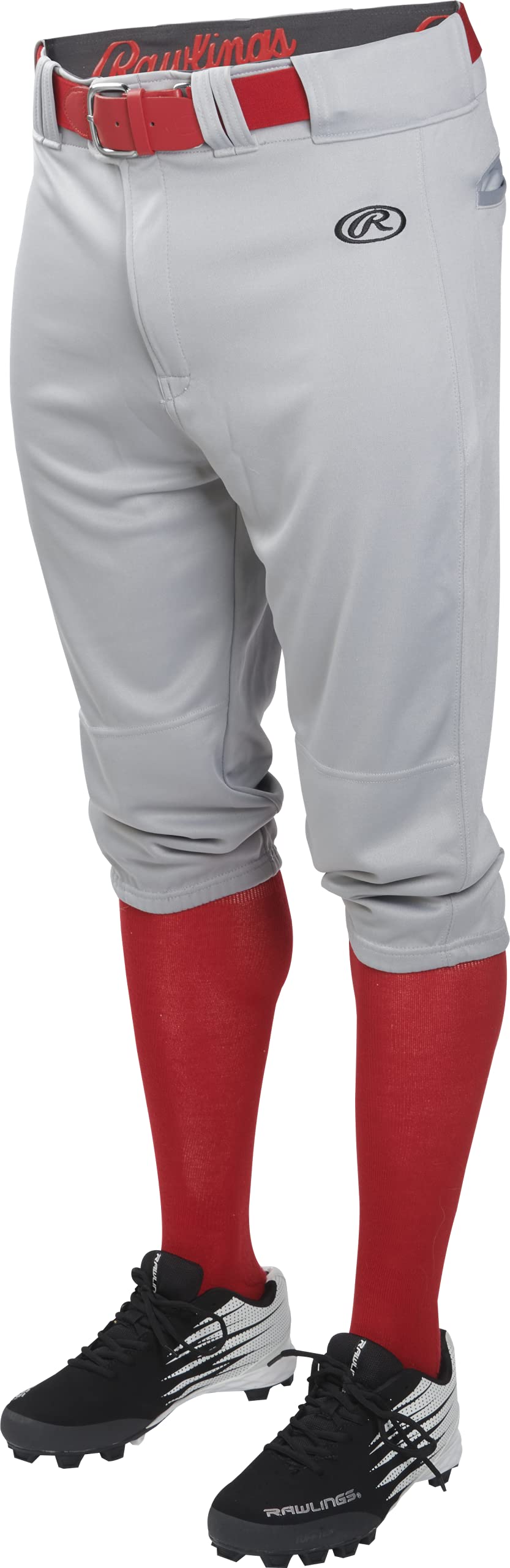 Rawlings | LAUNCH SERIES Knicker Baseball Pants | Youth XX-Large | Grey