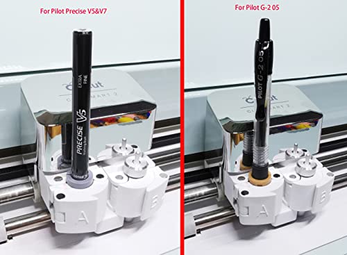 SPPQ 14 Packs Pen Adapter Set Compatible with Cricut (Explore Air, Explore Air 2, Air 3, and Maker,Maker 3), Pen Holder Compatible with (Sharpie/Bic/Crayola/Sakura/Pilot/Pentel)