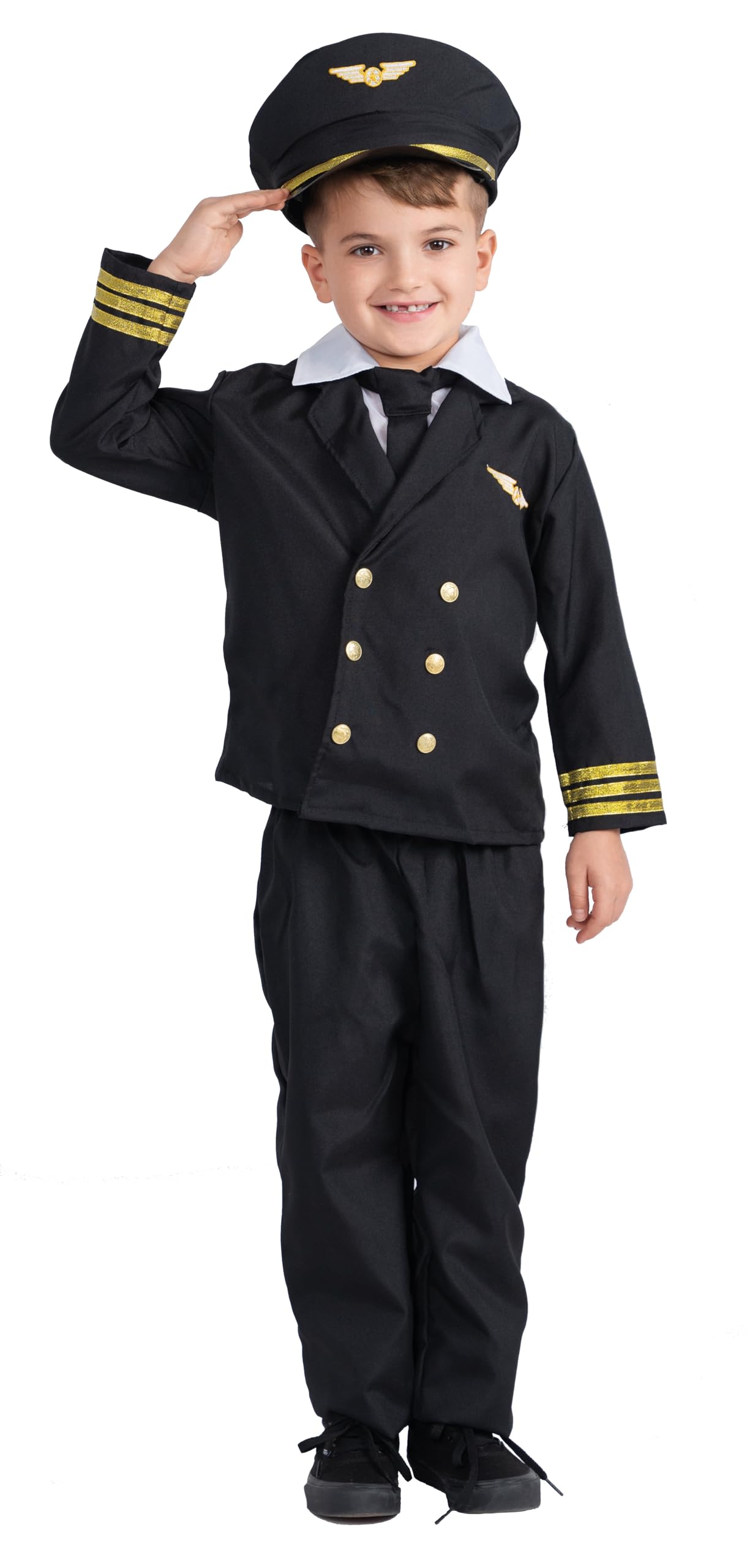 Pilot Boy Jacket Costume Set - Small 4-6