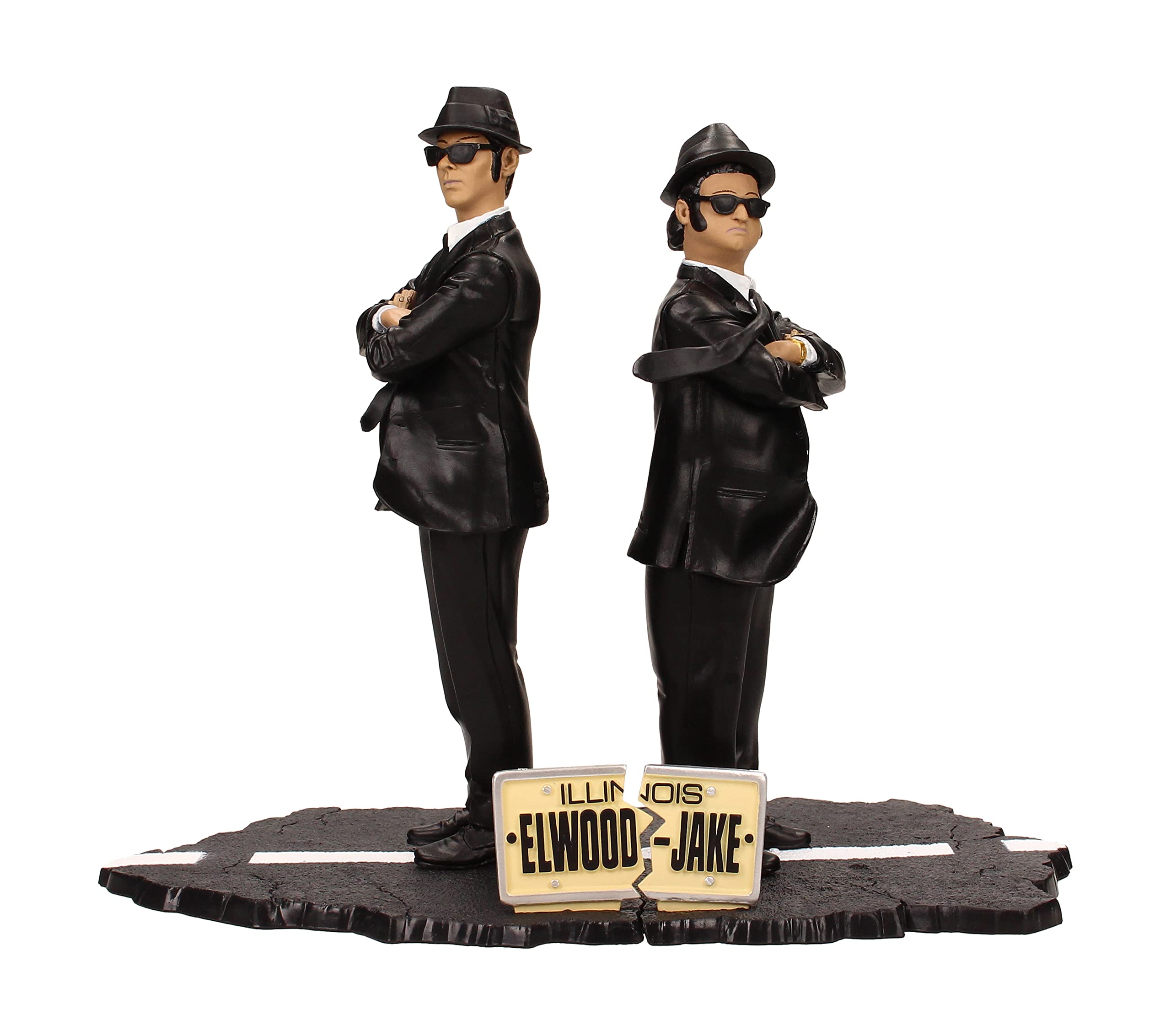 SD Toys Movie Icons The Blues Brothers Jake & Elwood Figure Set, 7"