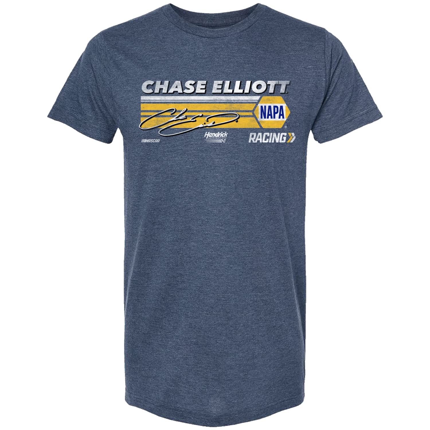 Chase Elliott 9 Vintage T-Shirt for Men - Distressed Retro Short Sleeve Automotive Racing Apparel 2XL